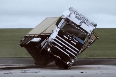 Rollover prevention course - heavy vehicle stability