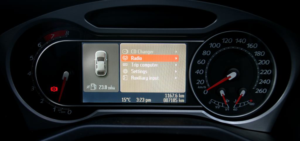 Car instrument panel design