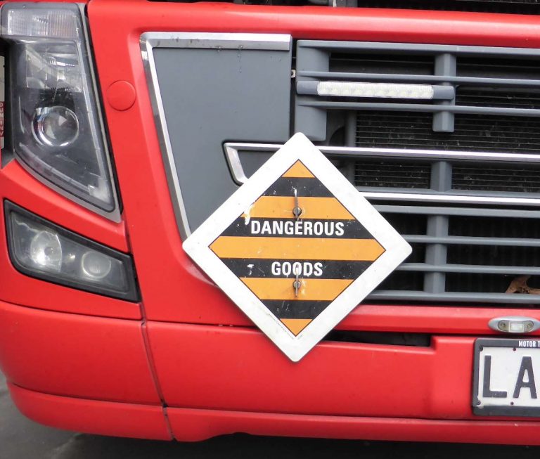 What's a dangerous goods or DG placard?
