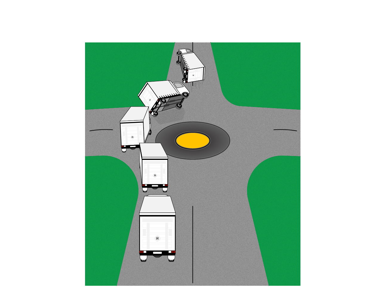 How does road design and driving cause rollovers