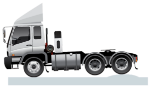 How do power dividers work on a truck?