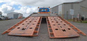 How to transport an excavator