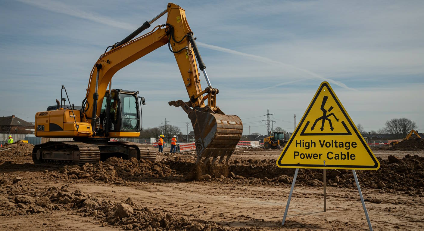 How close to power lines can you dig or operate an excavator ...