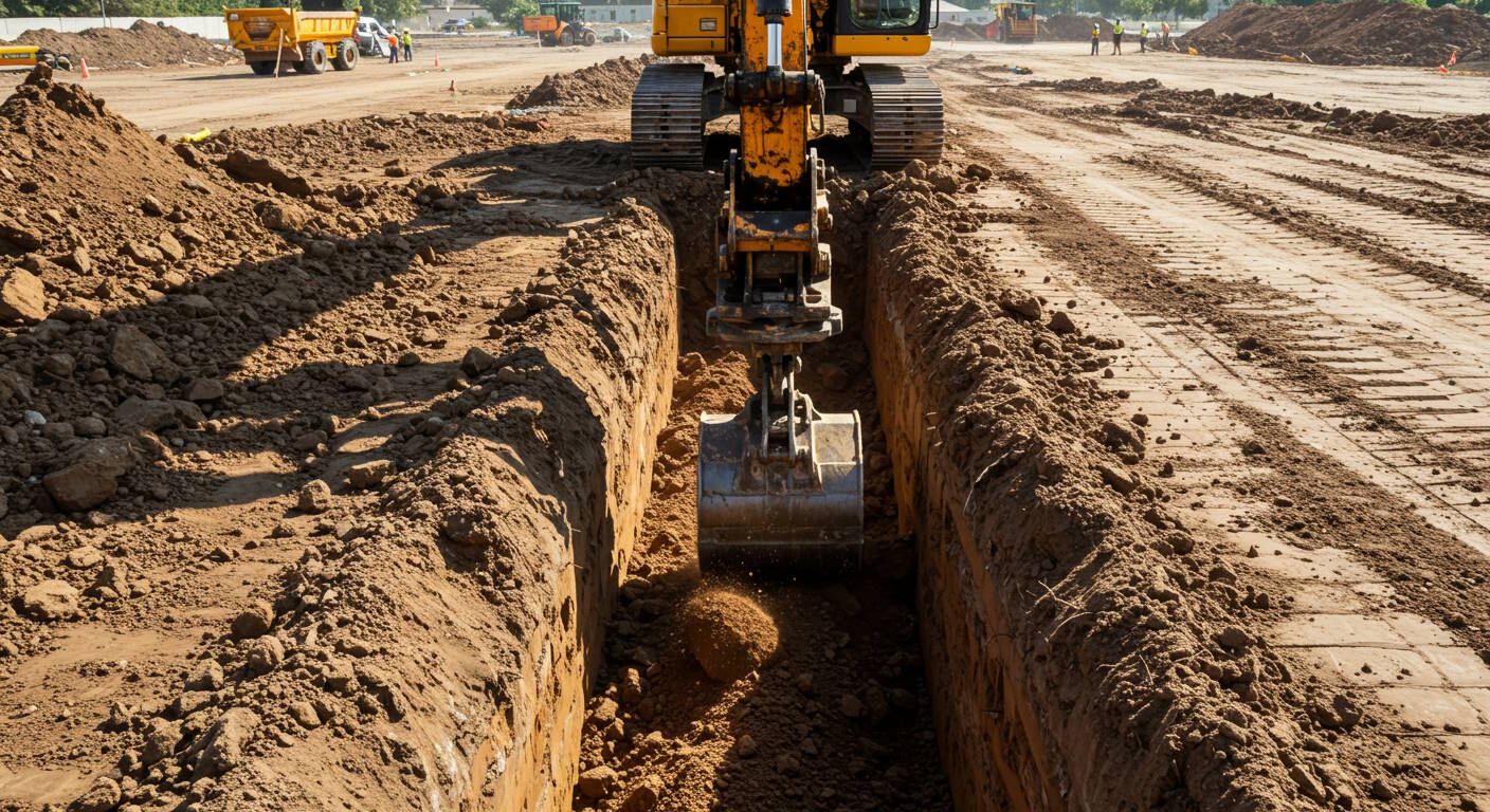 How do you efficiently dig a trench? Tips from the pros