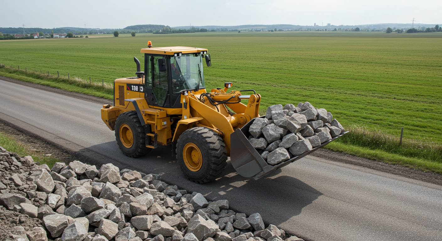 Why do wheel loaders need counterweights?