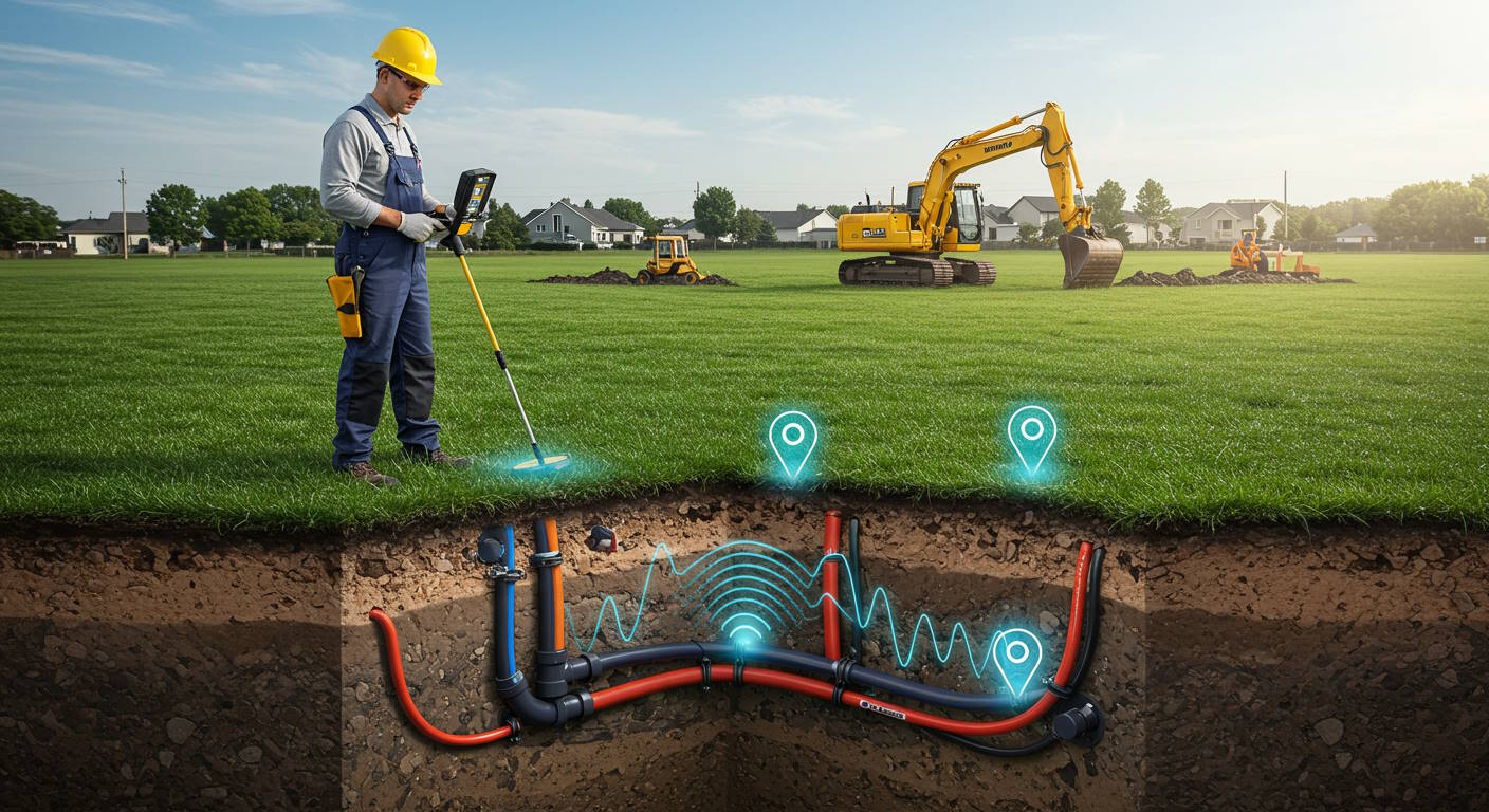 Why do fibre optic cables need extra care when excavating?