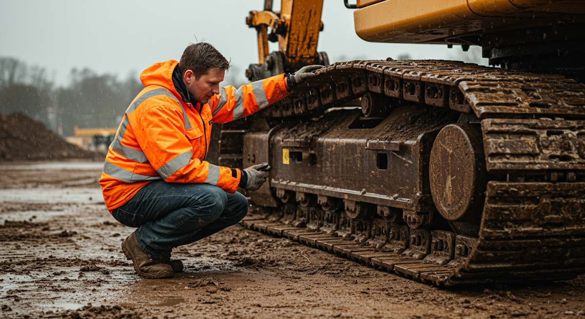 How do you operate safely in the rain?