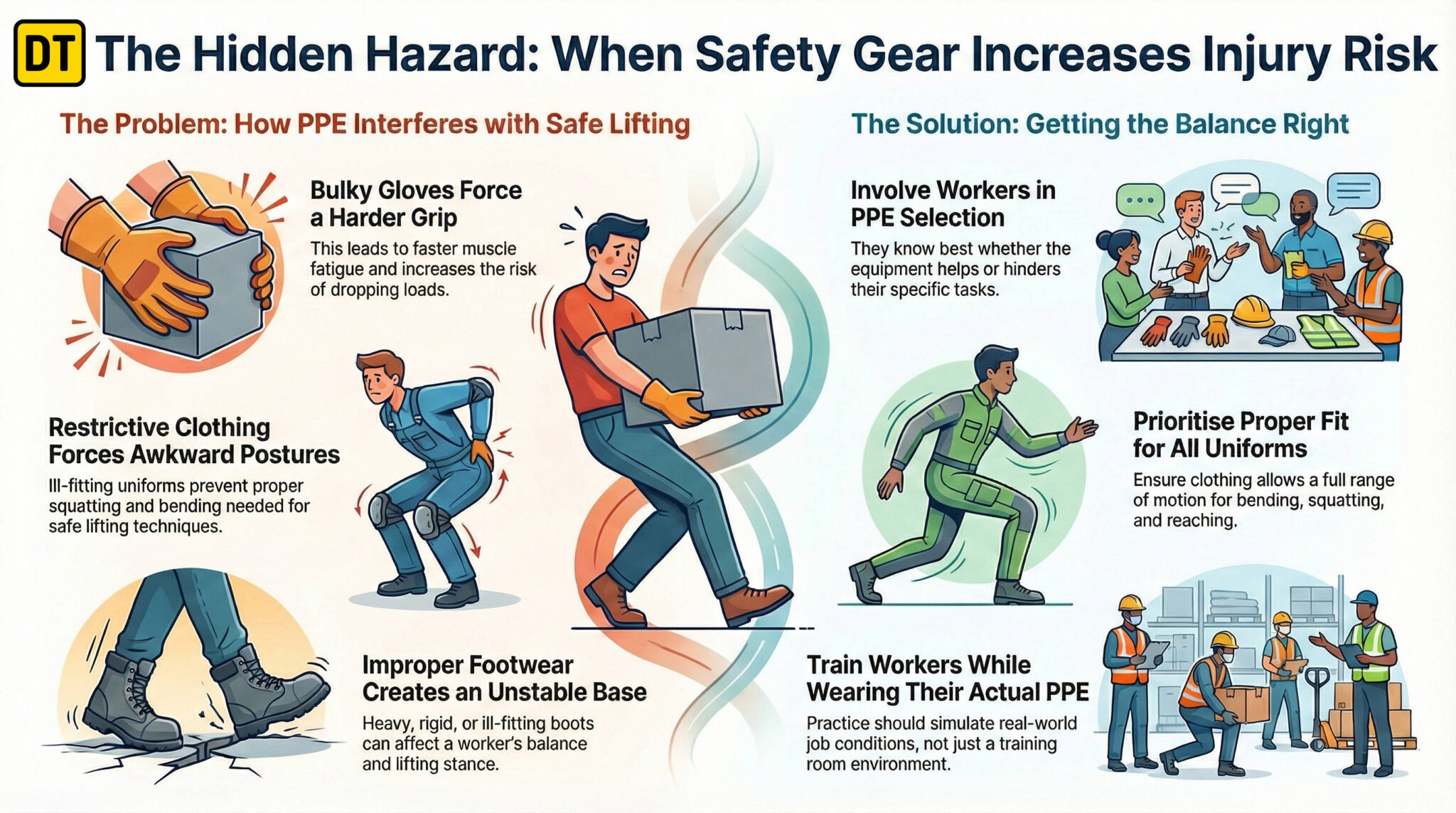 PPE and Manual Handling: When Protective Gear Creates New Problems